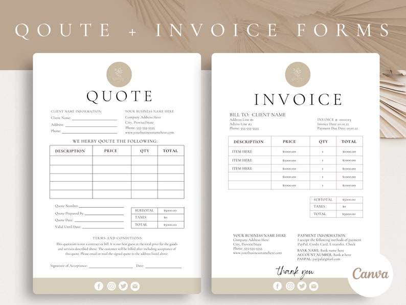 EDITABLE Cleaning Service Contract Bundle, Maid Forms CANVA Template ...