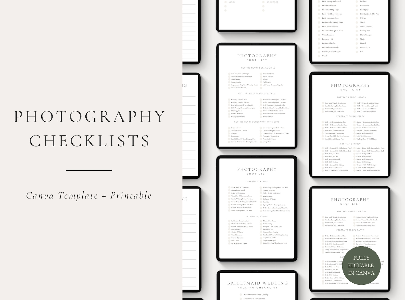 Wedding Planning Checklist, Photography Shot List, Wedding Planning ...