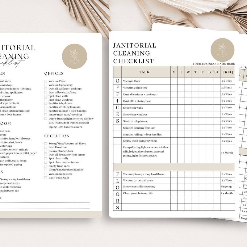 Checklist for Work Office - Etsy