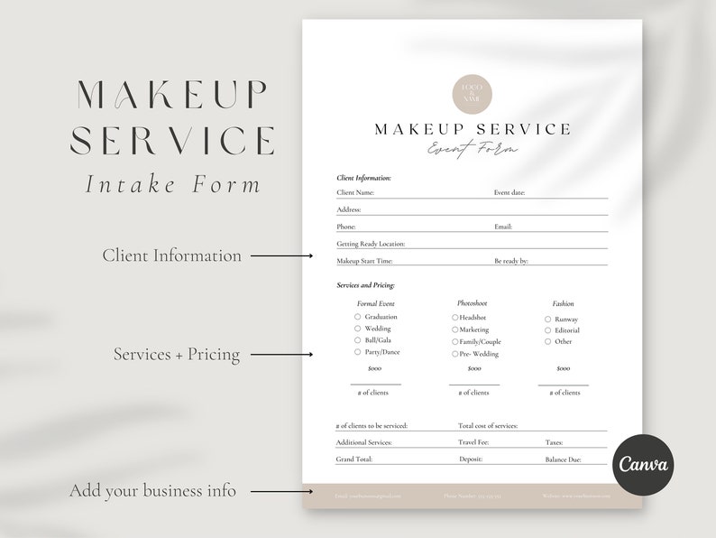 Professional Makeup Contract Template,freelance Makeup Artist Contract ...