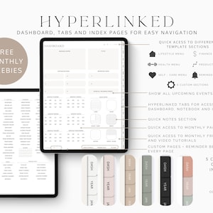 2025 2026 & Undated Digital Planner,goodnotes Planner,daily Planner ...