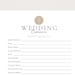 Professional Wedding Planner Client Questionnaire and Welcome Letter ...
