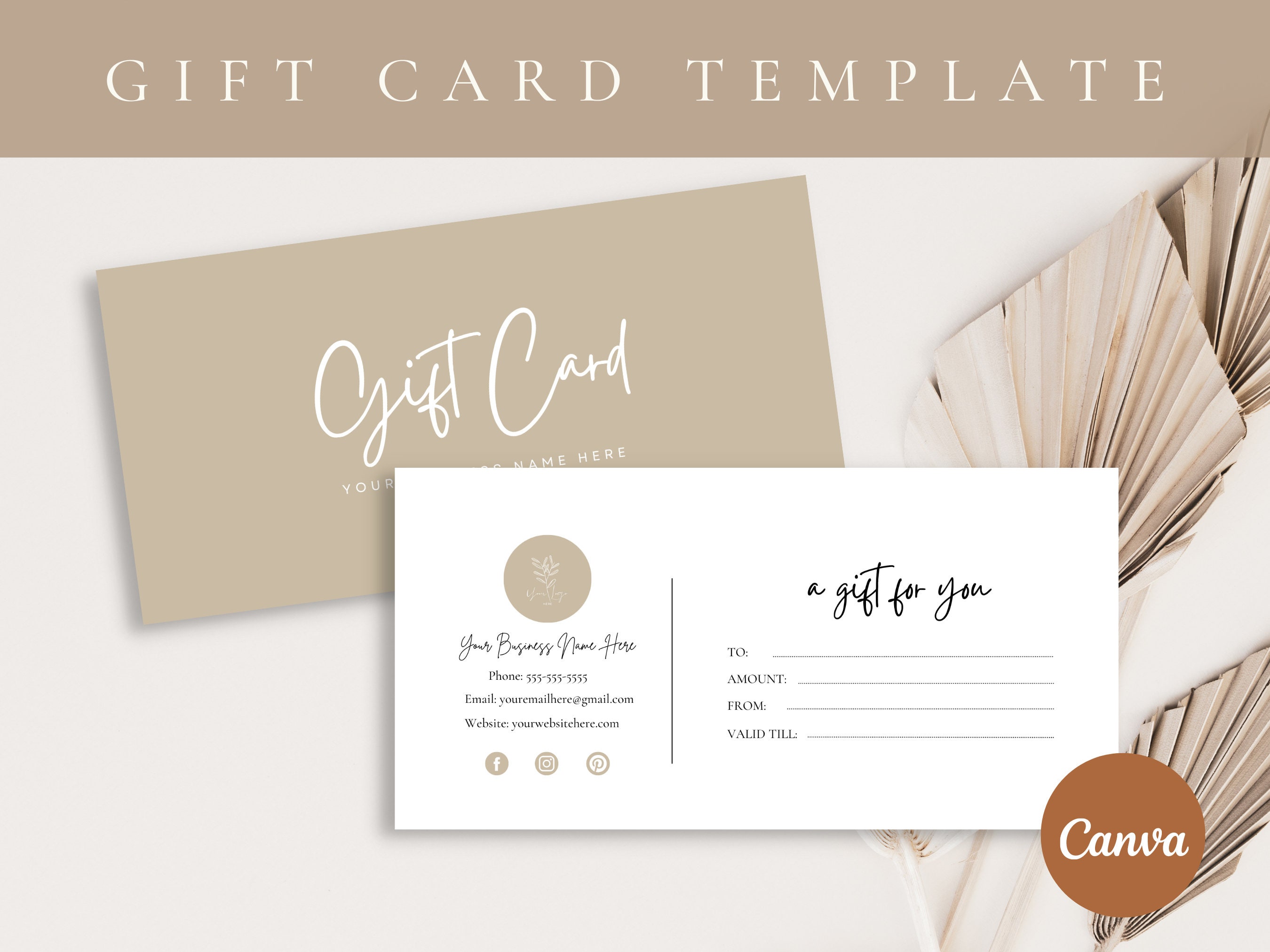Elegant Gift Certificate Template