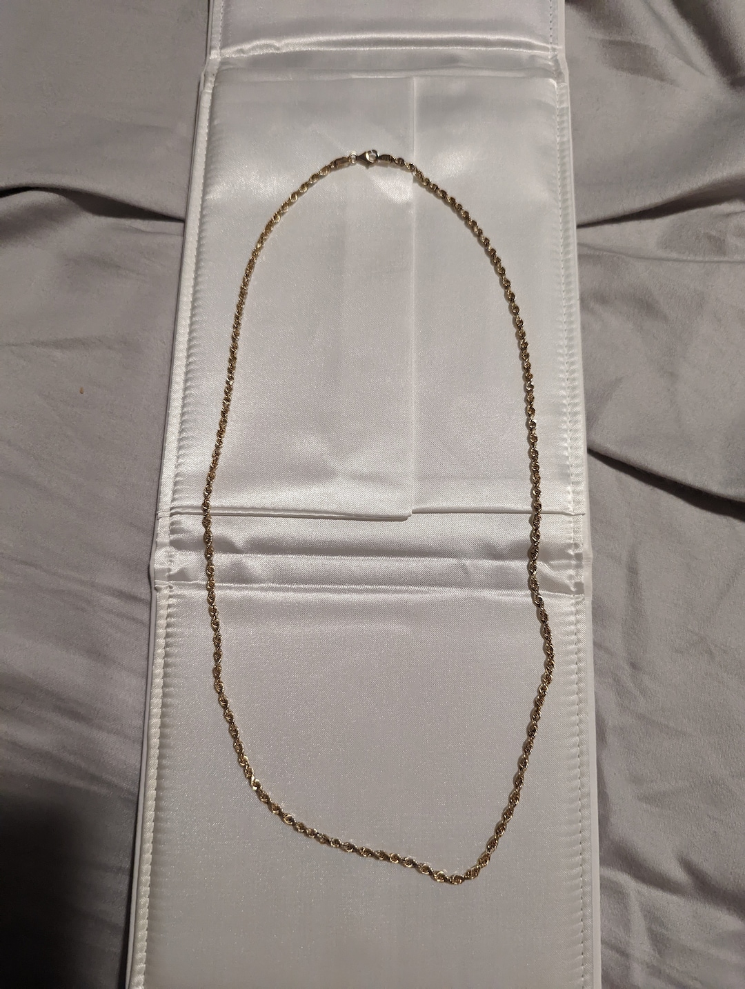 24 Inch 14k Solid Gold Rope Chain 3mm - Etsy