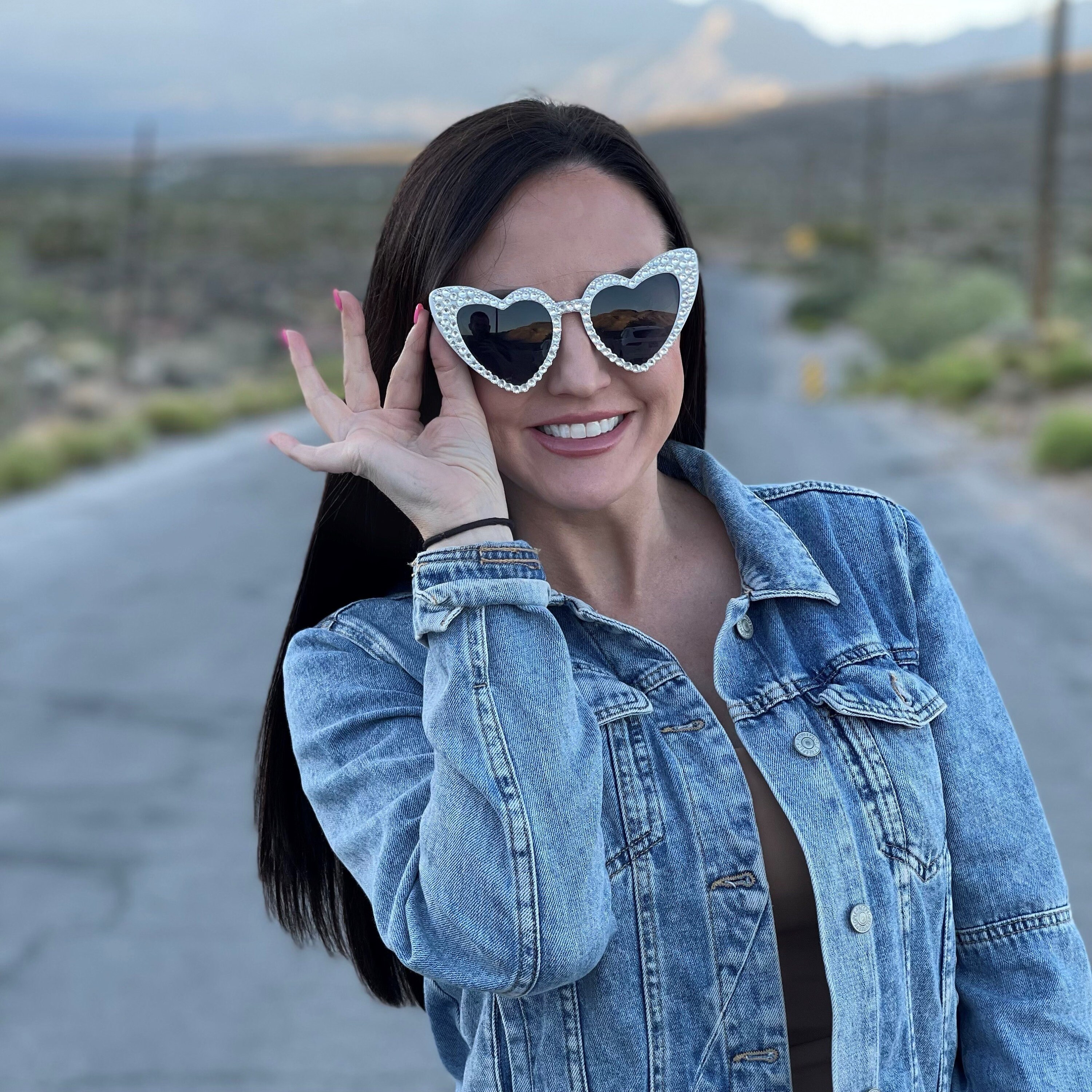 Bachelorette Heart Sunglasses - Etsy