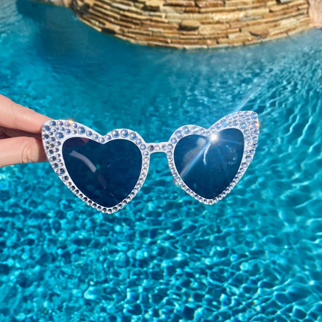 Bachelorette Heart Sunglasses - Etsy