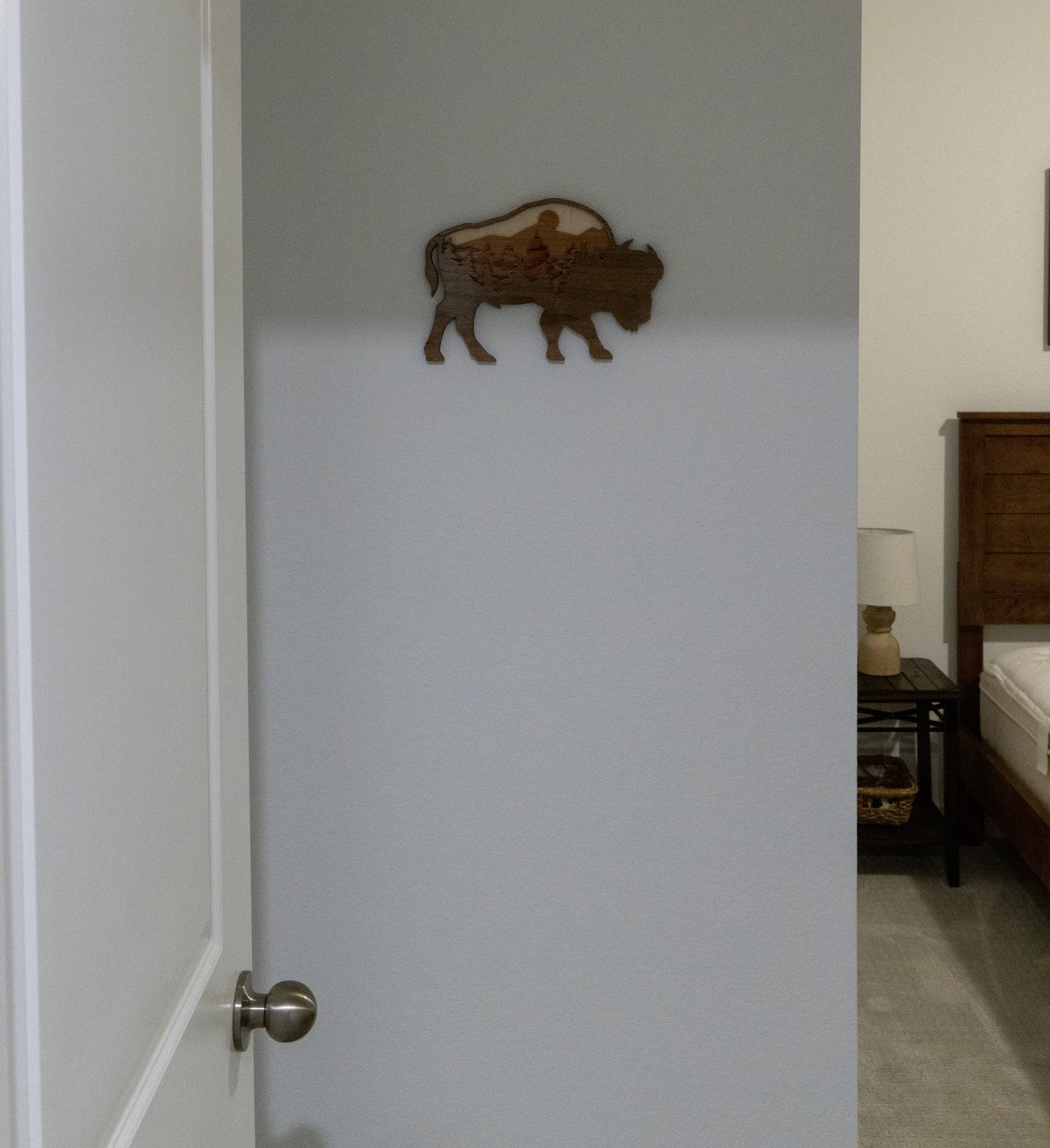 3D Layered Buffalo Wall Art - Etsy