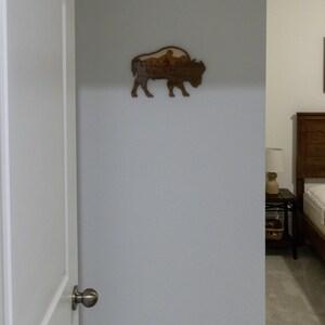3D Layered Buffalo Wall Art - Etsy