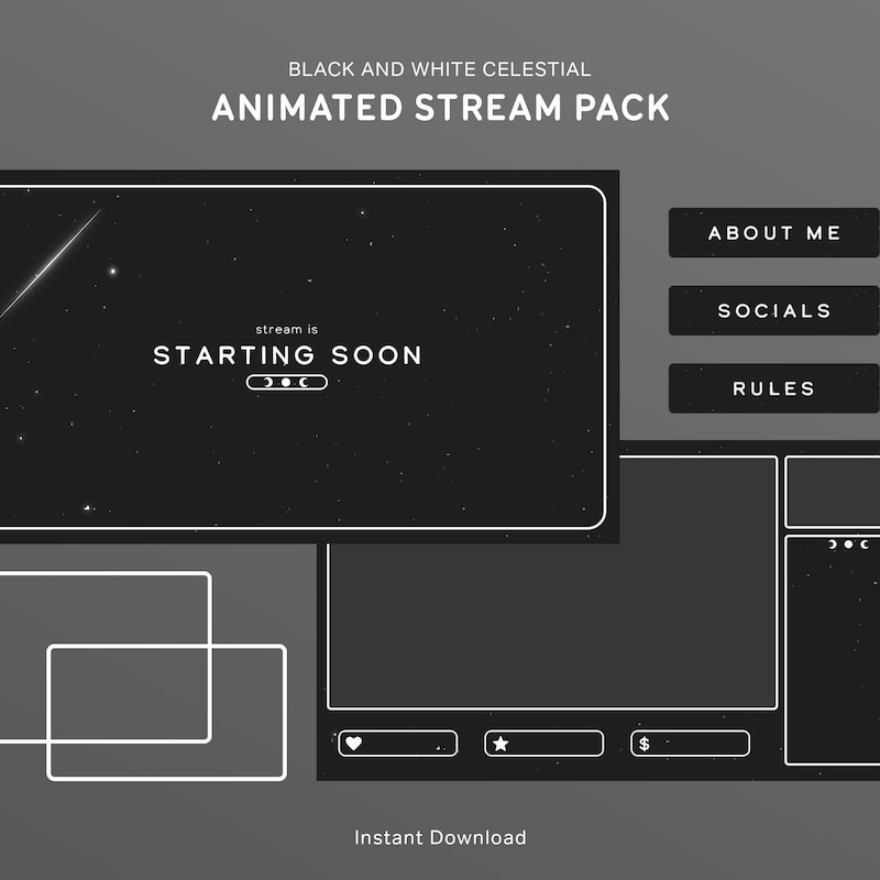 Animated Stars Pack - Etsy