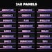 Twitch Overlay Pack | Animated Pink Purple Gradient Package | Minimal ...