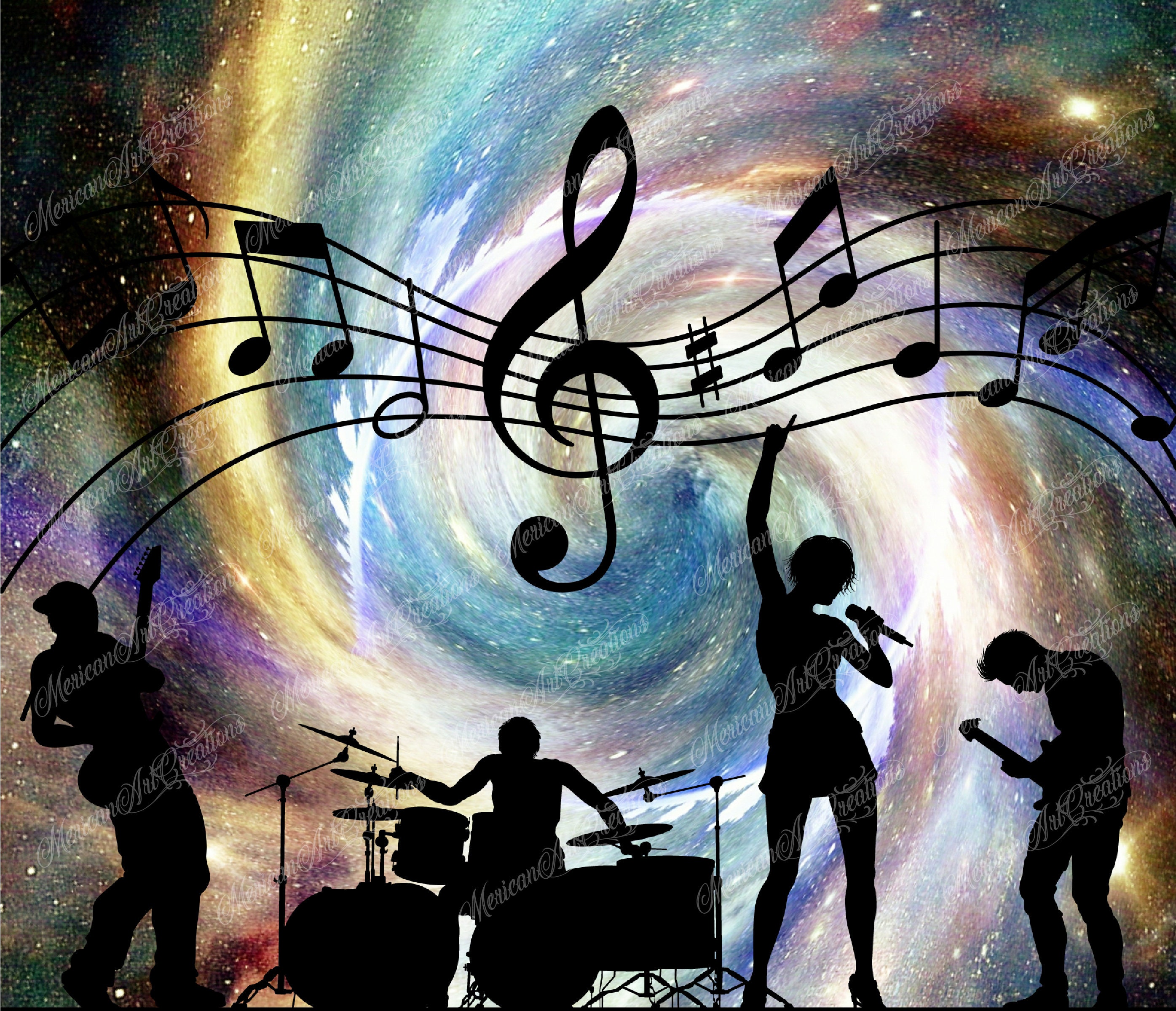 20 Oz Straight Digital Files for Sublimation Music Band Instruments ...