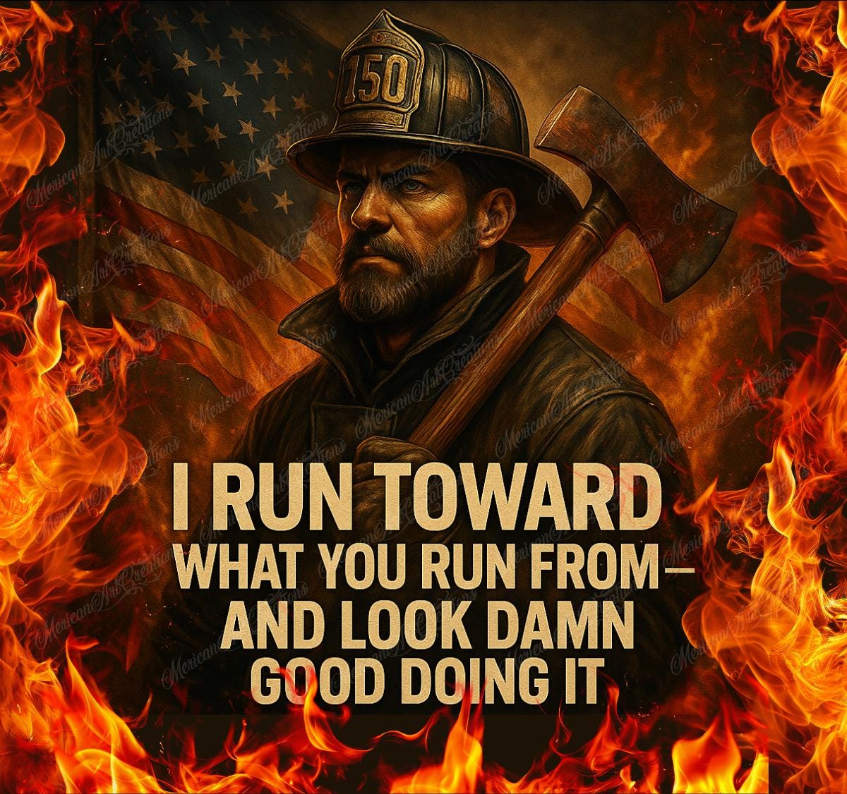 Firefighter Wallet Design Digital File – DTG, DTF, UVDTF & Sublimation ...