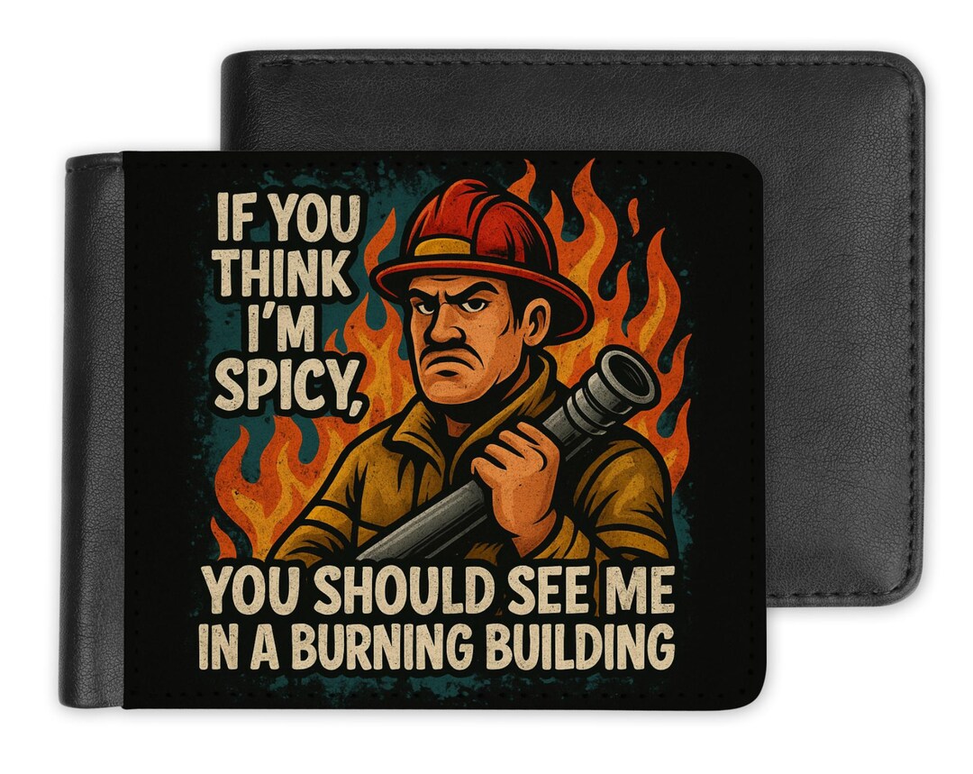 Firefighter Wallet Design | Digital File for Sublimation on White, DTG ...