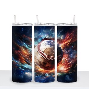 20 Oz Straight Digital Files for Sublimation Baseball Game Baseball ...