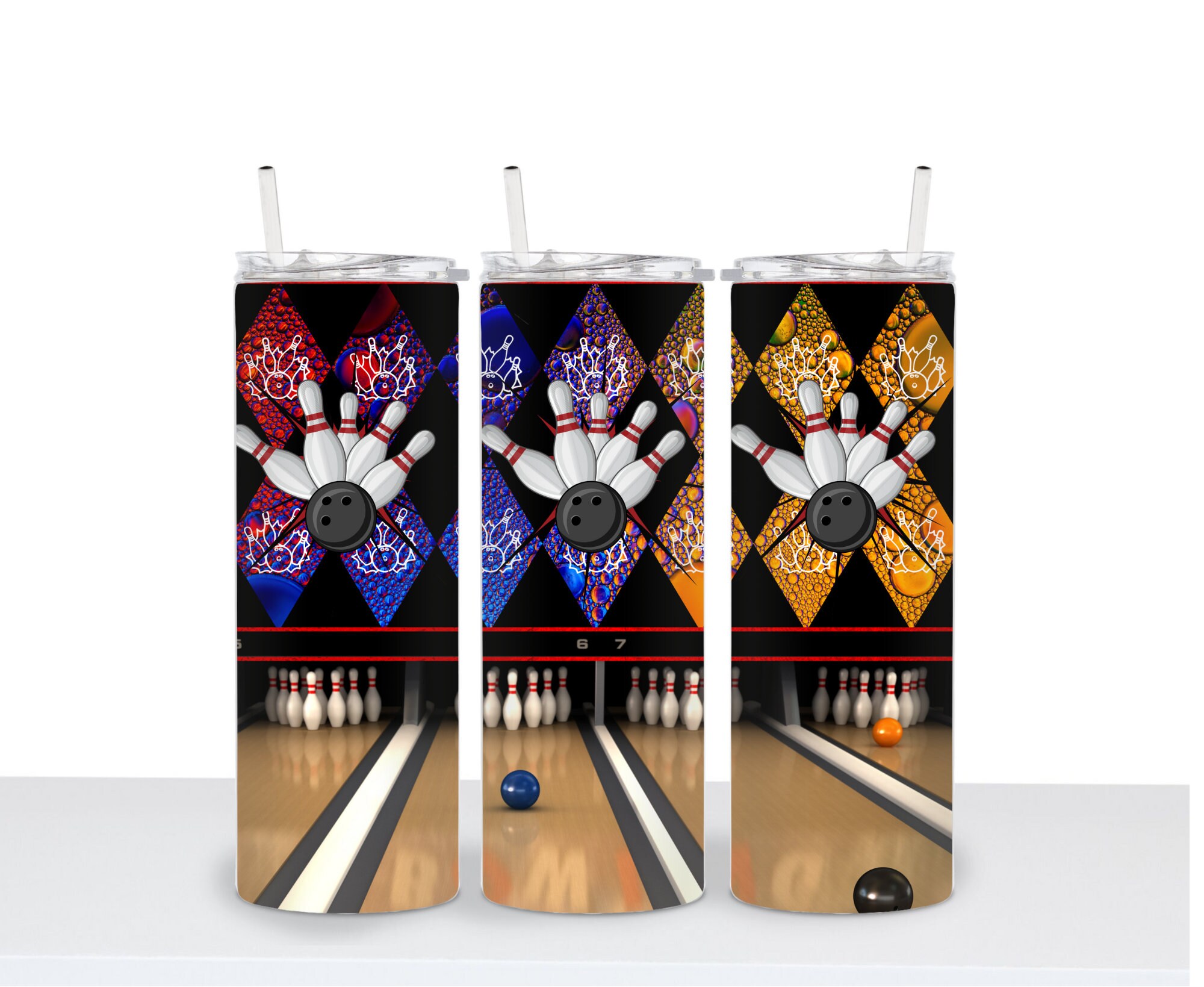 20 Oz Straight Digital Files for Sublimation Bowling - Etsy