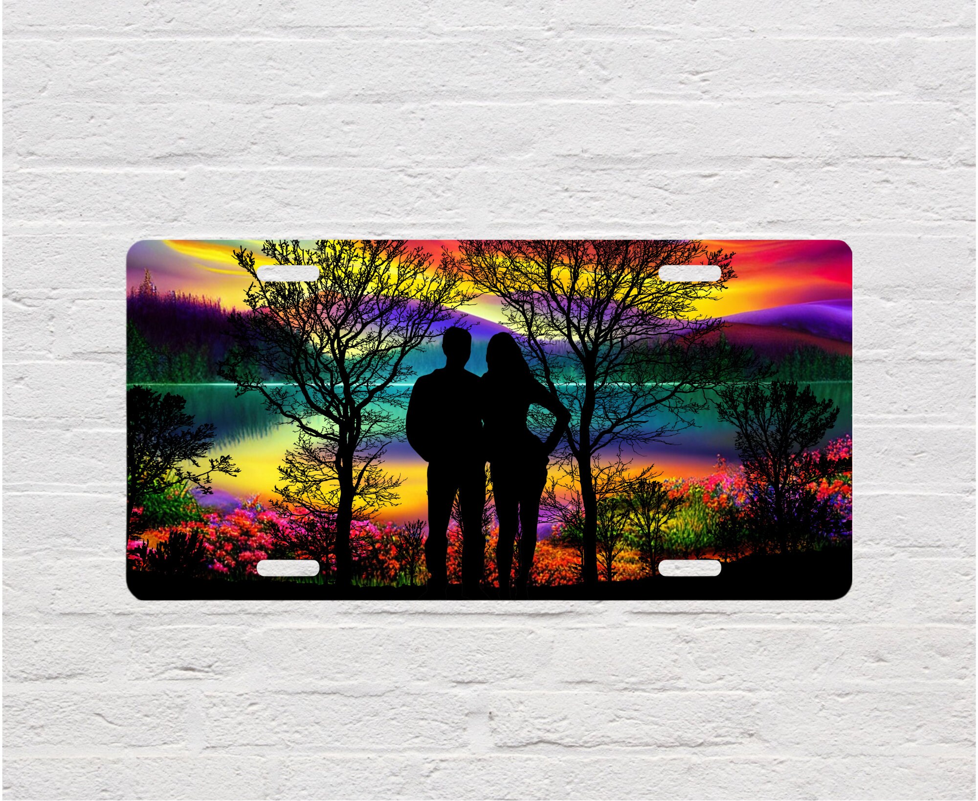 12.25" X 6.25" License Plate Digital Files for Sublimation Couples Love ...