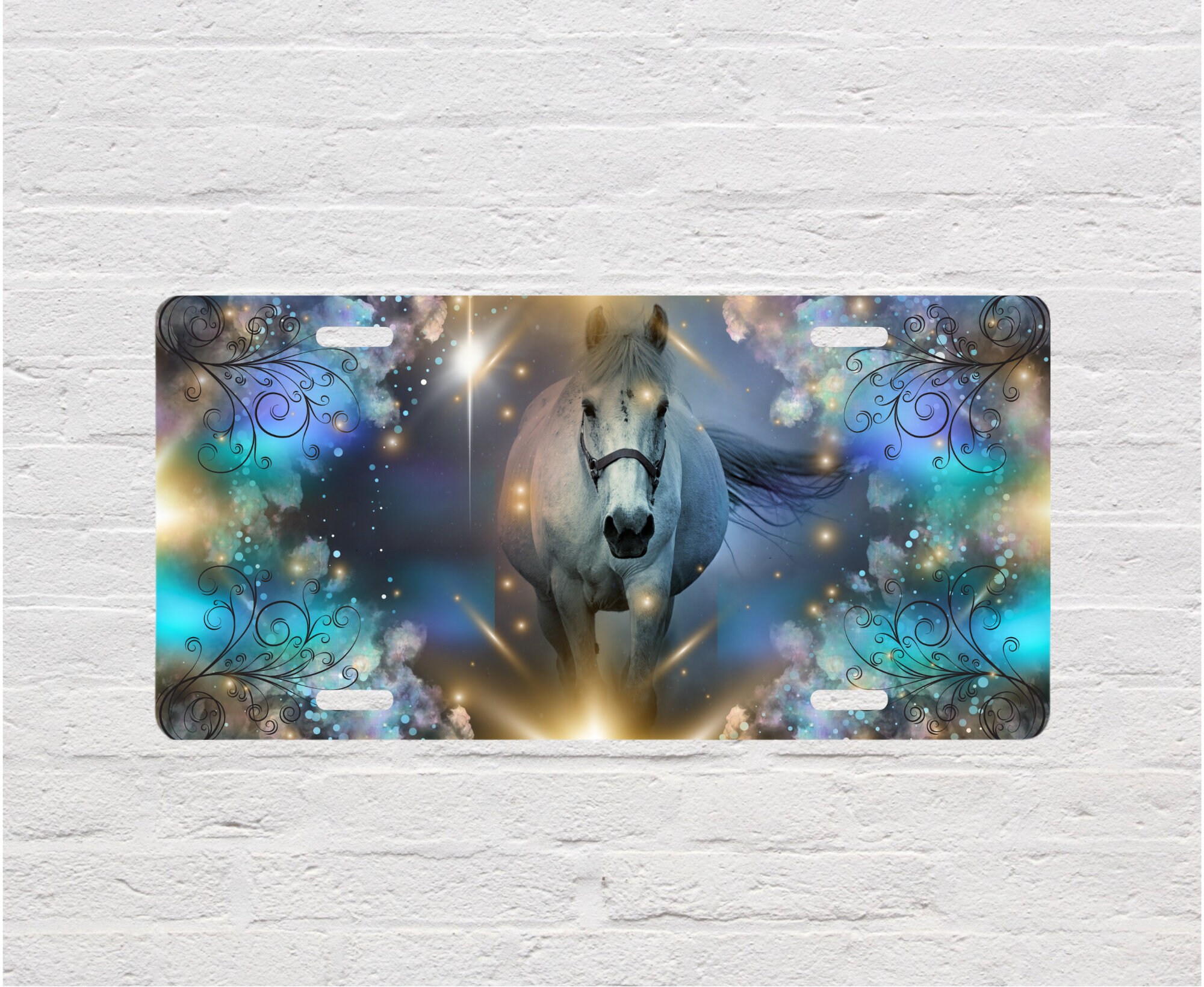 12.25" X 6.25" License Plate Digital Files for Sublimation Horse - Etsy