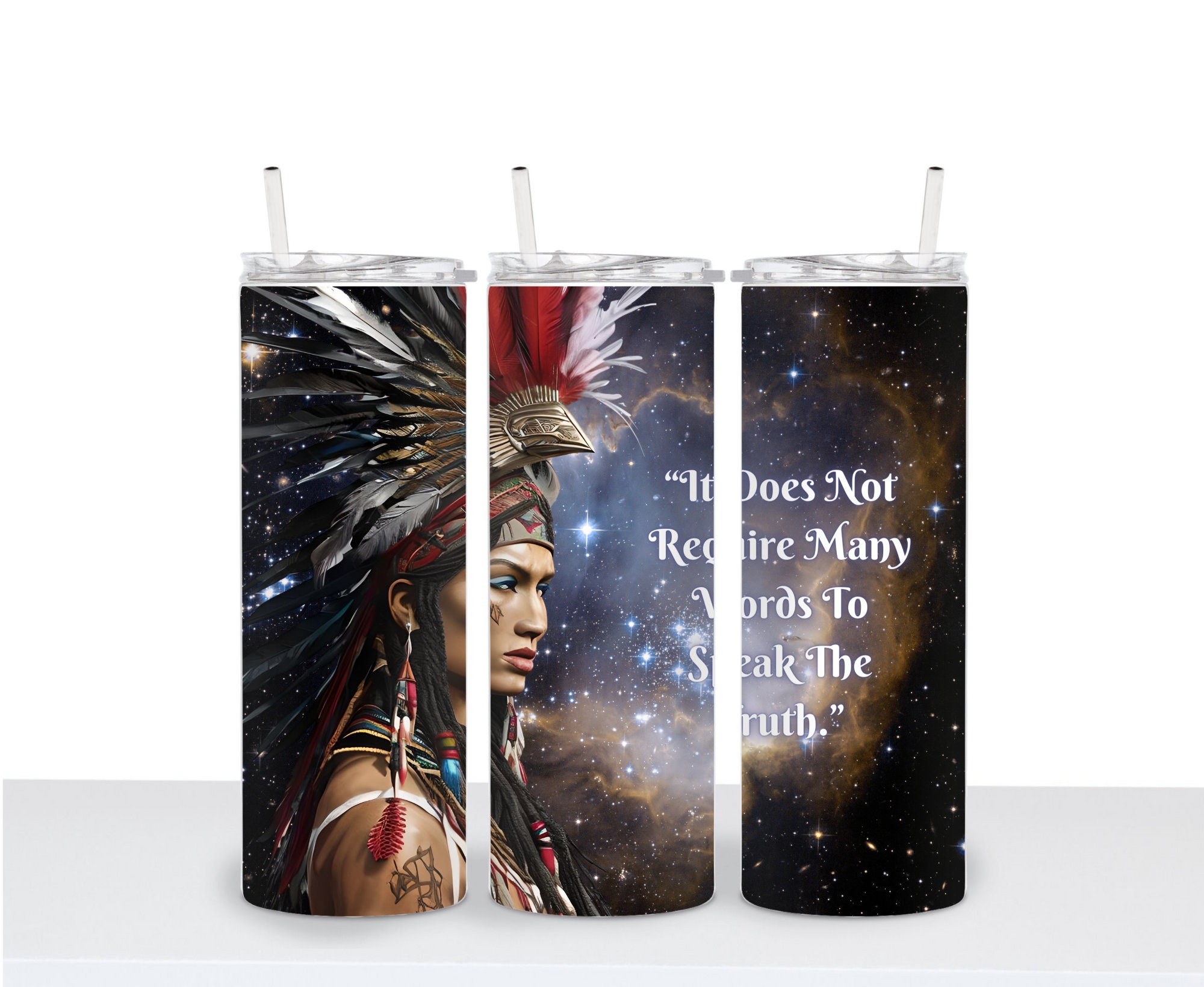 20 Oz Straight Digital Files for Sublimation Native American Indian ...