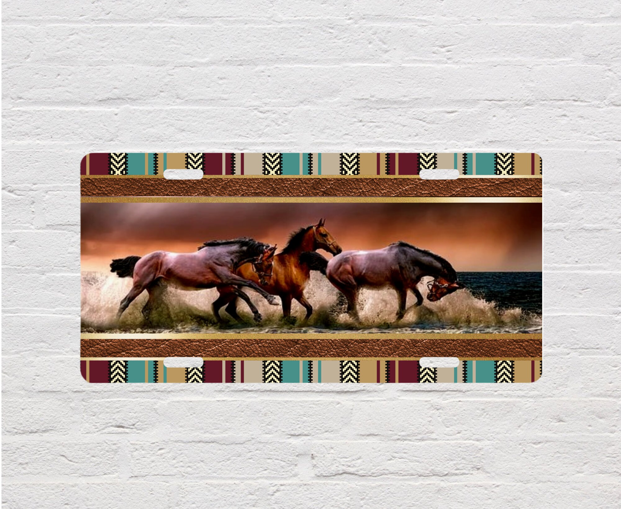 12.25" X 6.25" License Plate Digital Files for Sublimation Western ...