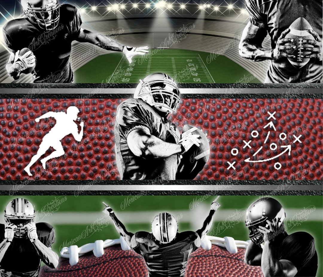 20 Oz Straight Digital Files for Sublimation Football - Etsy
