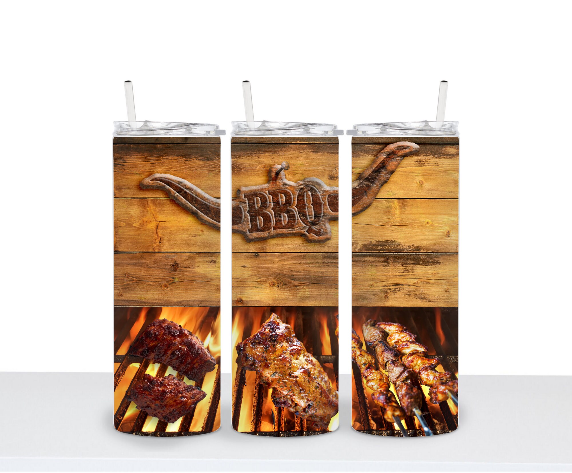 20 Oz Straight Digital Files for Sublimation BBQ Cookout Grilling - Etsy