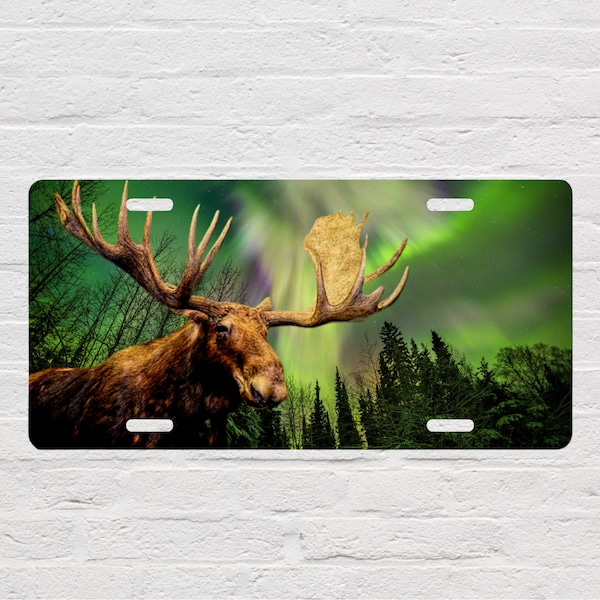 Moose License Plate Frame - Etsy