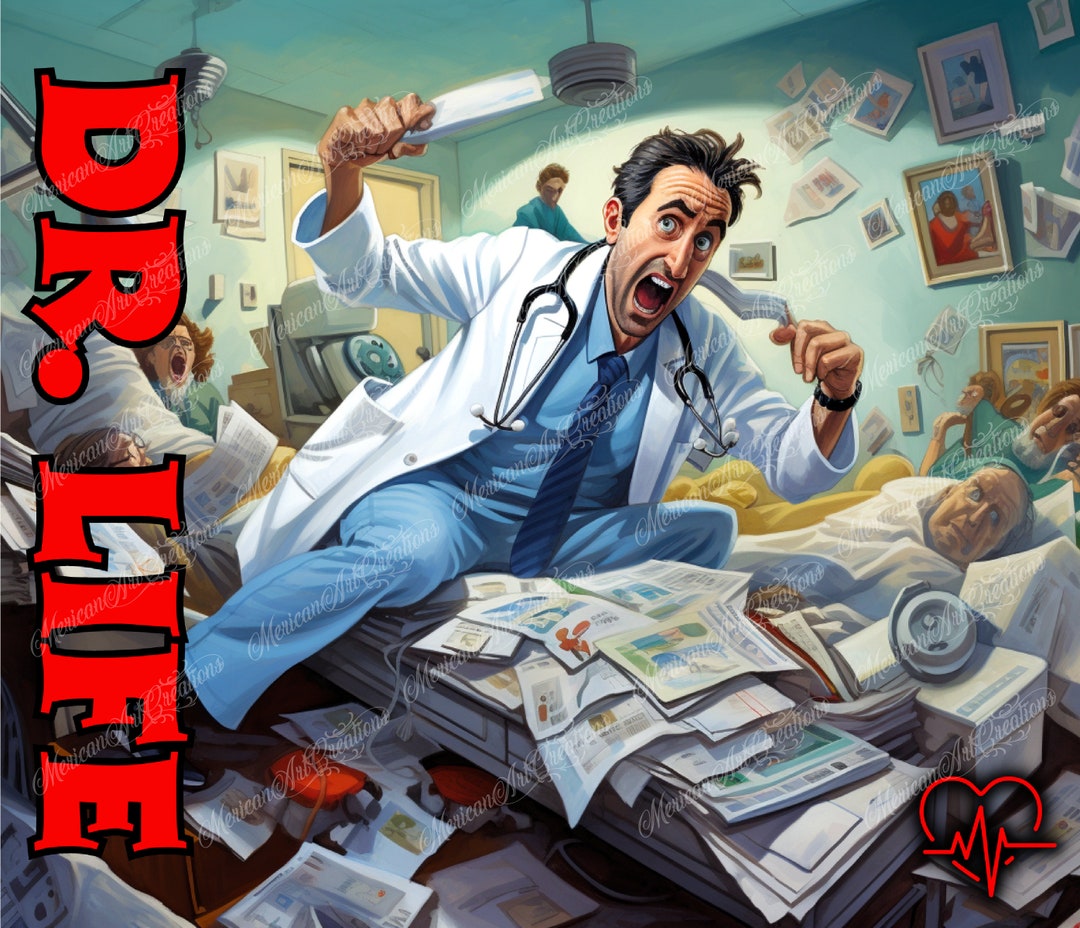 20 Oz Straight Digital Files for Sublimation Doctor Life Humor Medical ...