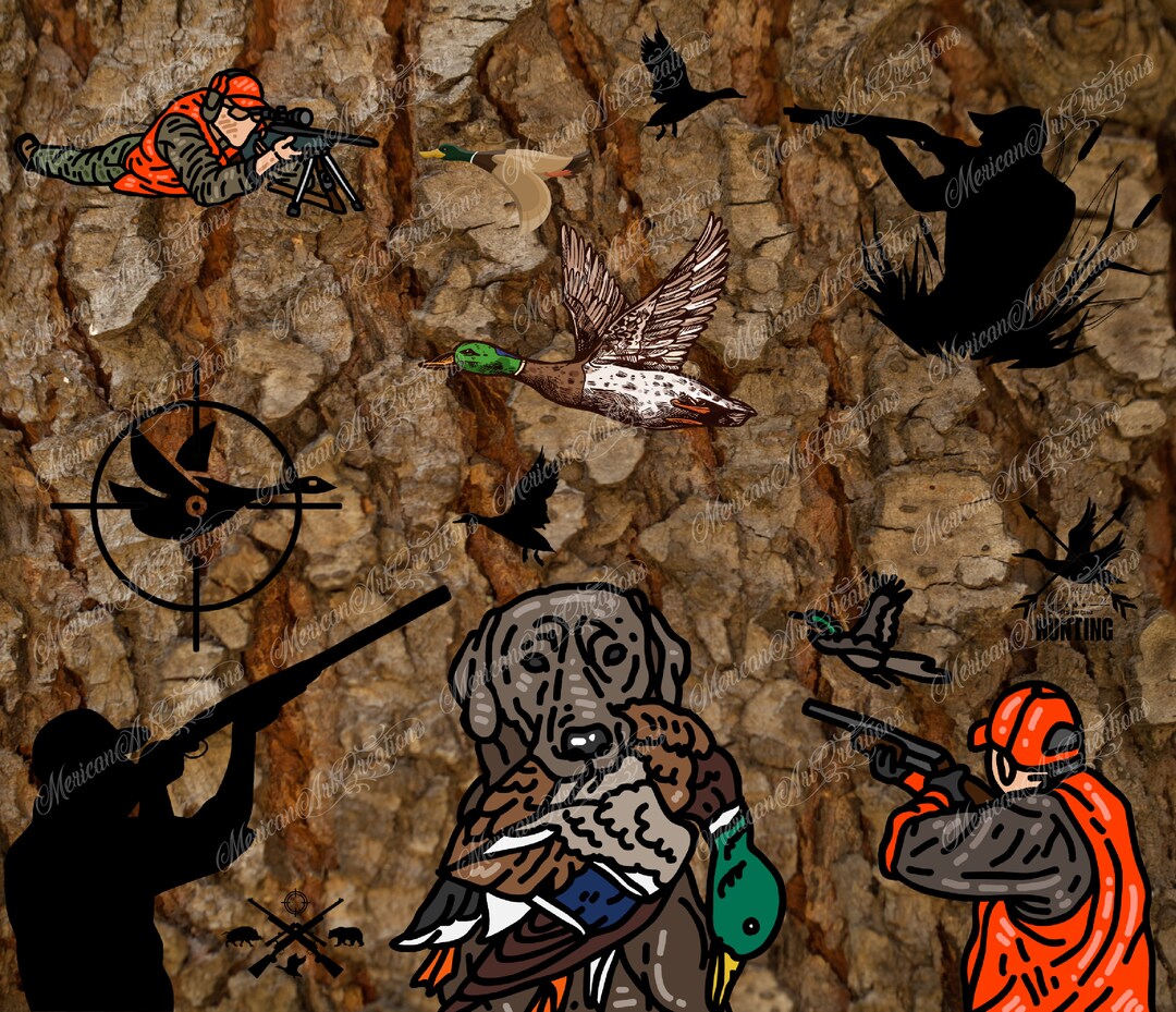 20 Oz Straight Digital Files for Sublimation Duck Hunting Lab - Etsy
