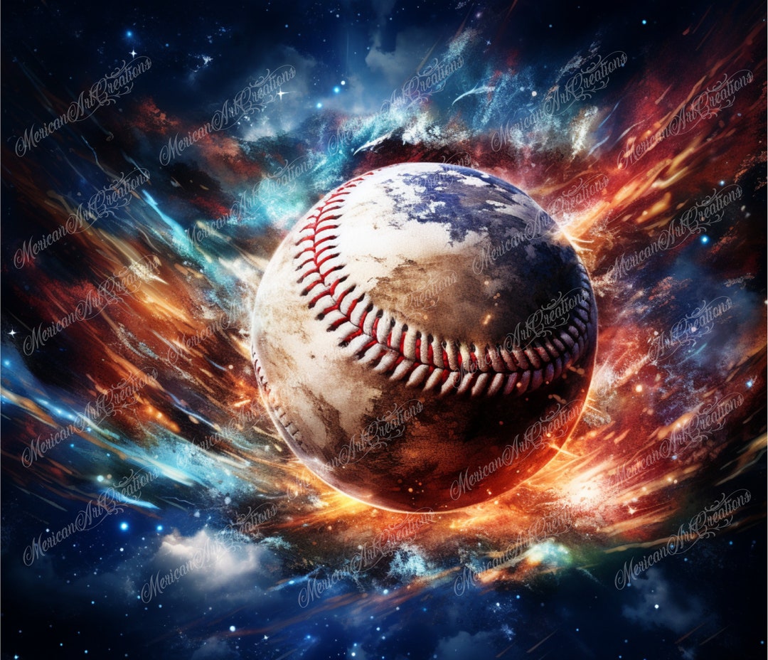 20 Oz Straight Digital Files for Sublimation Baseball Game Baseball ...