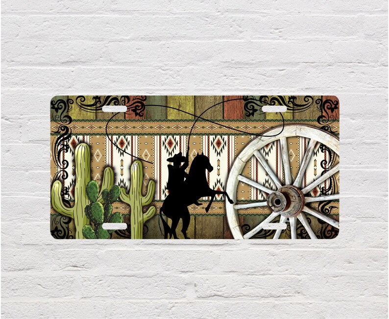 12.25" X 6.25" License Plate Digital Files for Sublimation Western ...