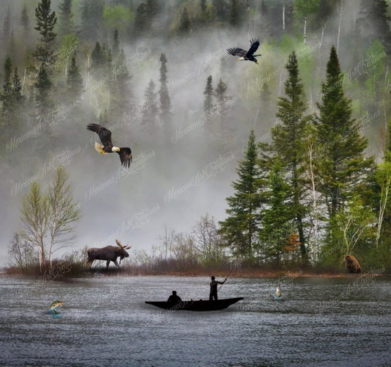 30 Oz Straight Digital Files for Sublimation Wildlife Fishing - Etsy