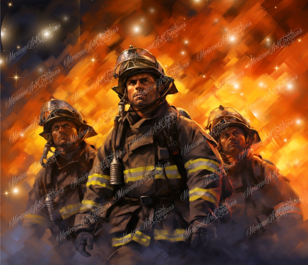 20 Oz Straight Digital Files for Sublimation Firefighters Fire - Etsy