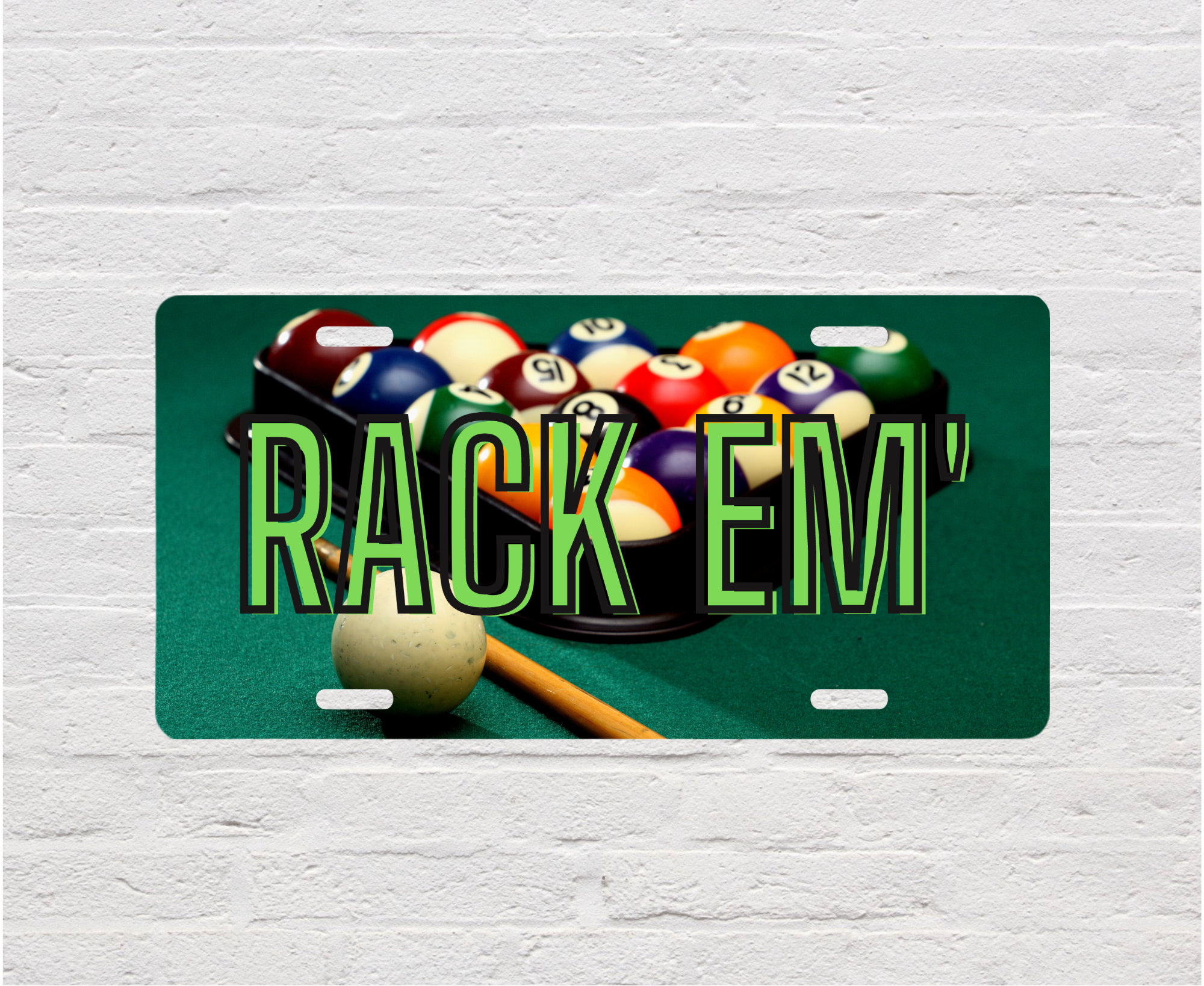 12.25" X 6.25" License Plate Digital File for Sublimation Pool ...