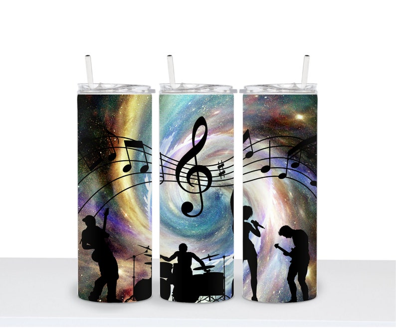 20 Oz Straight Digital Files for Sublimation Music Band Instruments ...