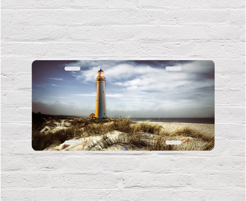 12.25" X 6.25" License Plate Digital Files for Sublimation Lighthouse ...