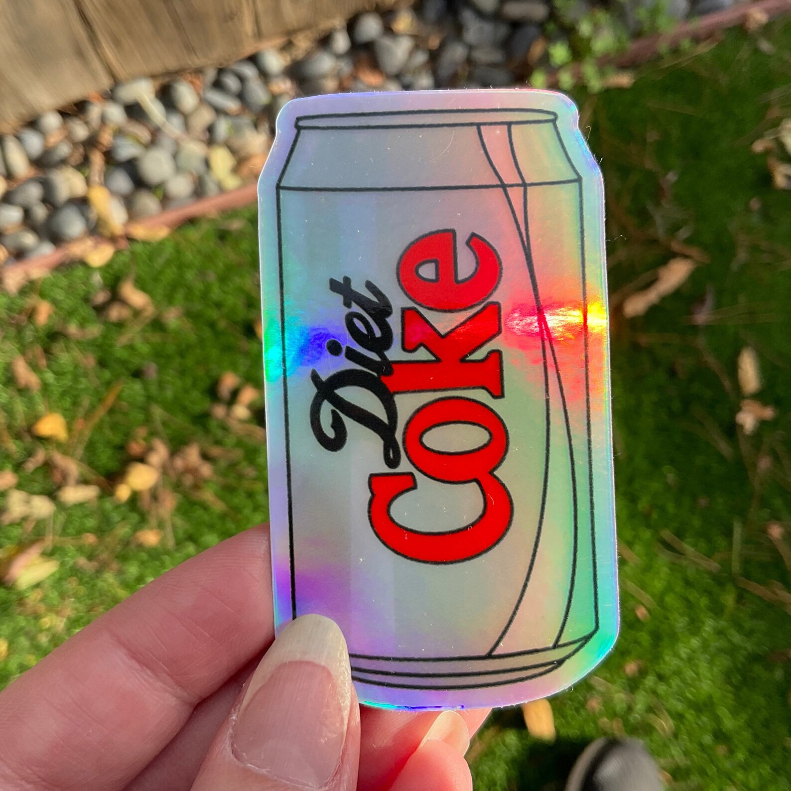 Diet Coke Holographic Sticker Funny Laptop Decal Vinyl - Etsy