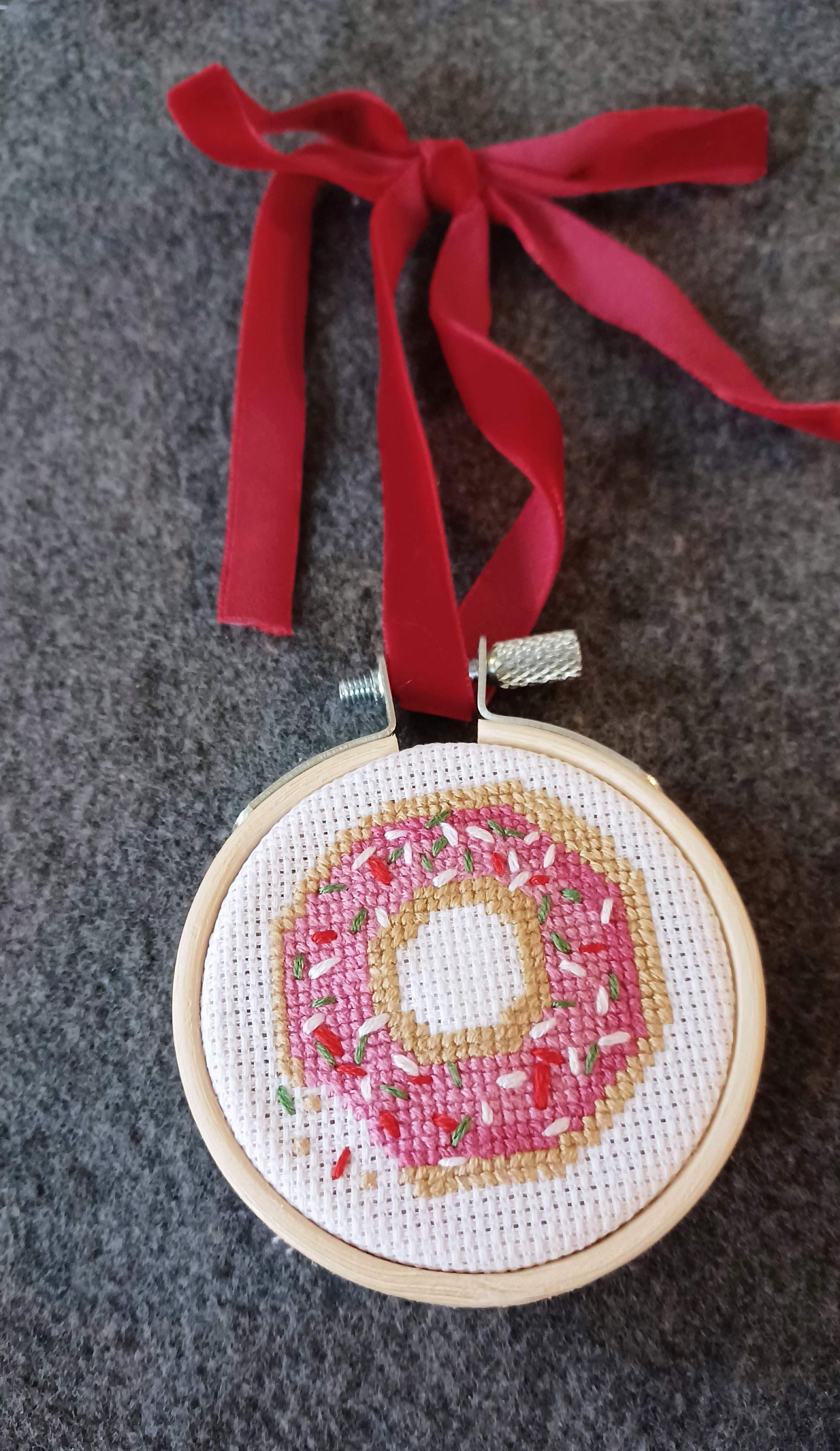 Mini Donut Cross Stitch Pattern Pdf, Counted Cross Stitch Art, Small ...