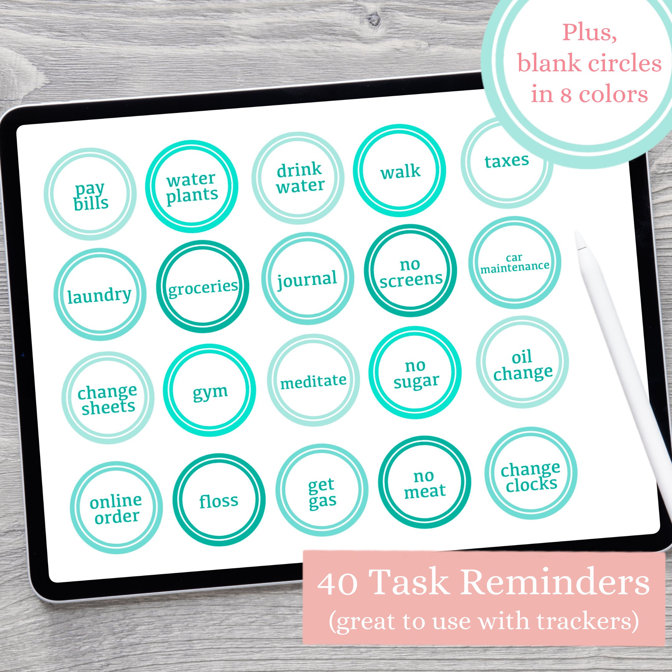 Preppy Digital Sticker Pack | 186 Pre-cropped PNG Files | Pastel ...