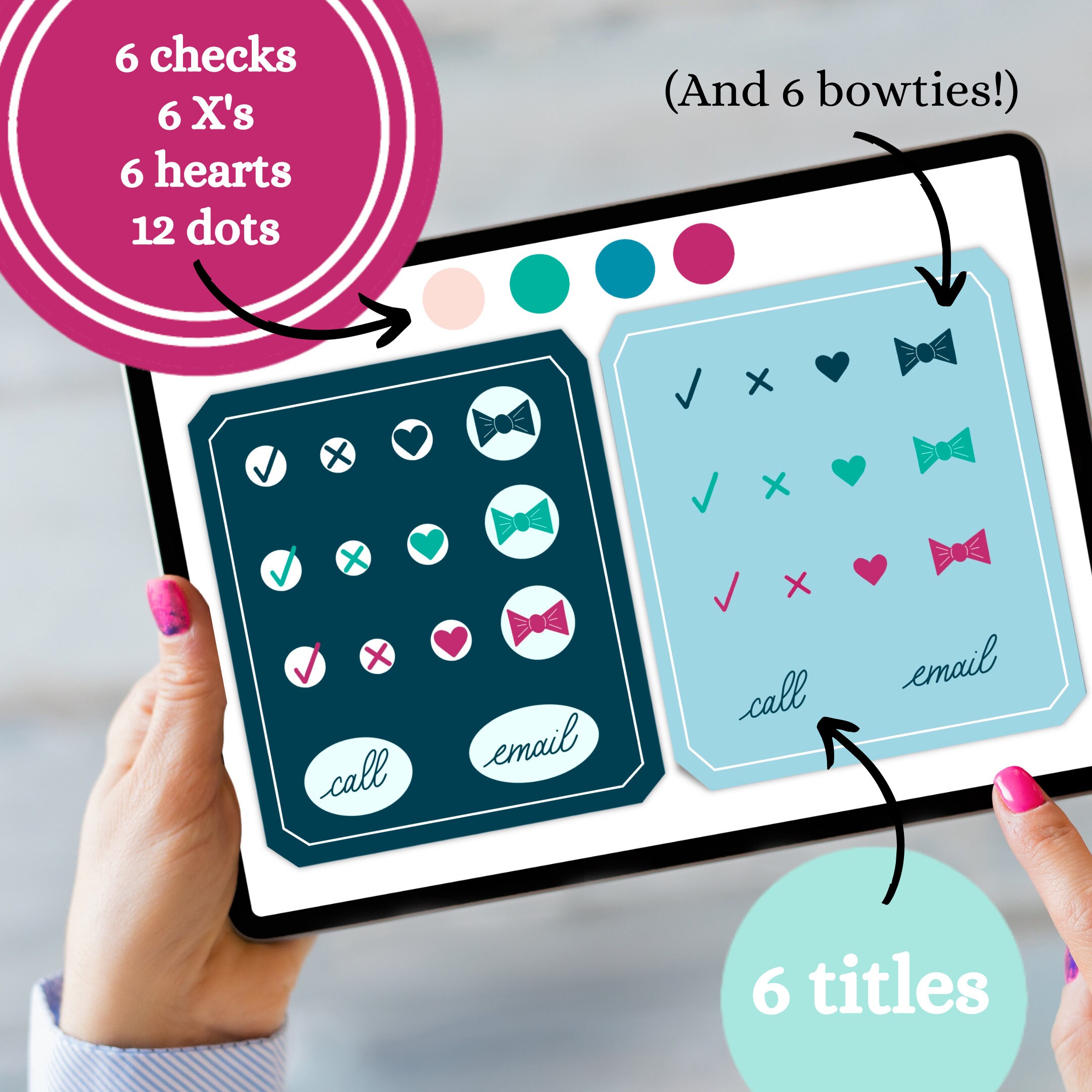 Preppy Digital Sticker Pack | 186 Pre-cropped PNG Files | Pastel ...