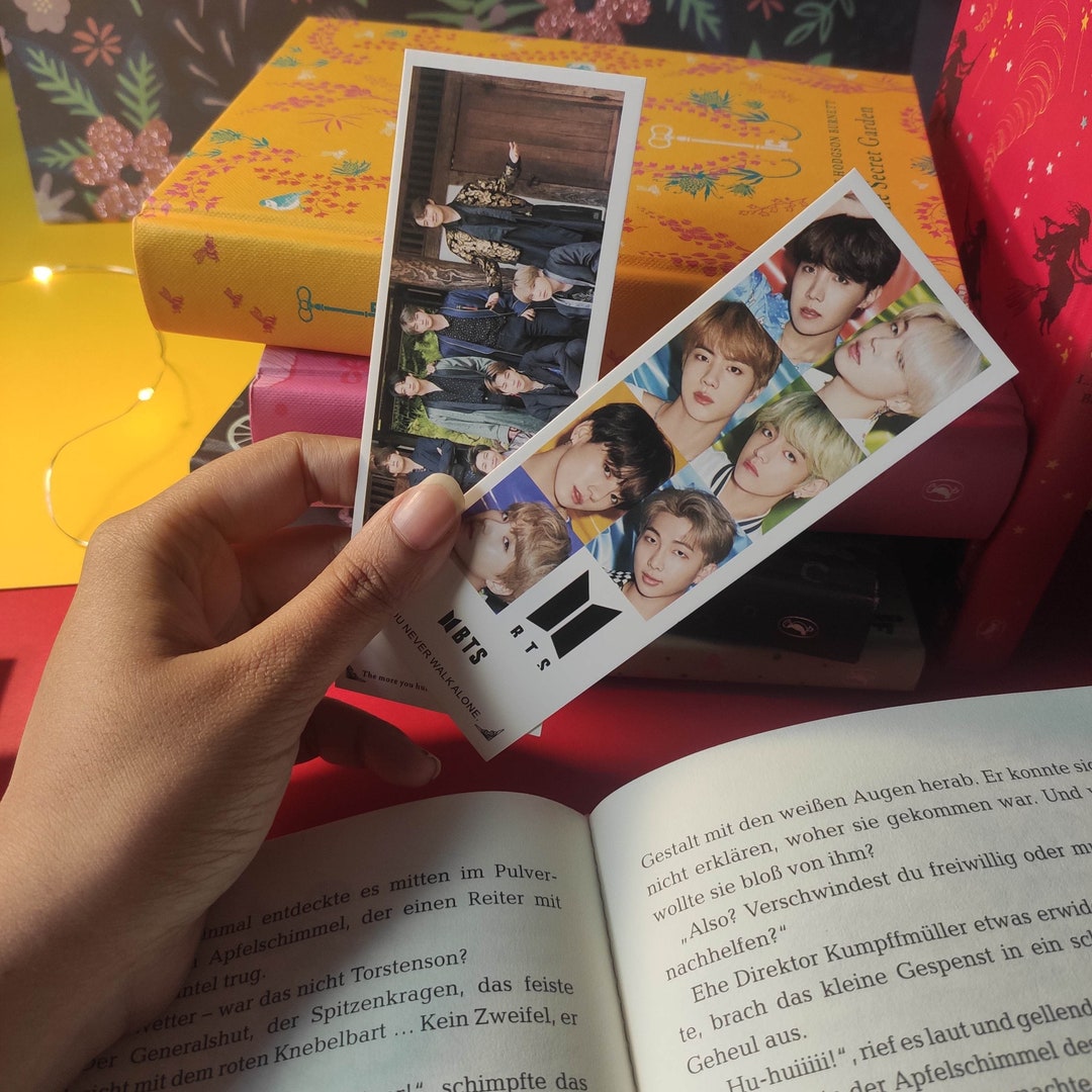 BTS Kpop Bookmarks Set - Etsy