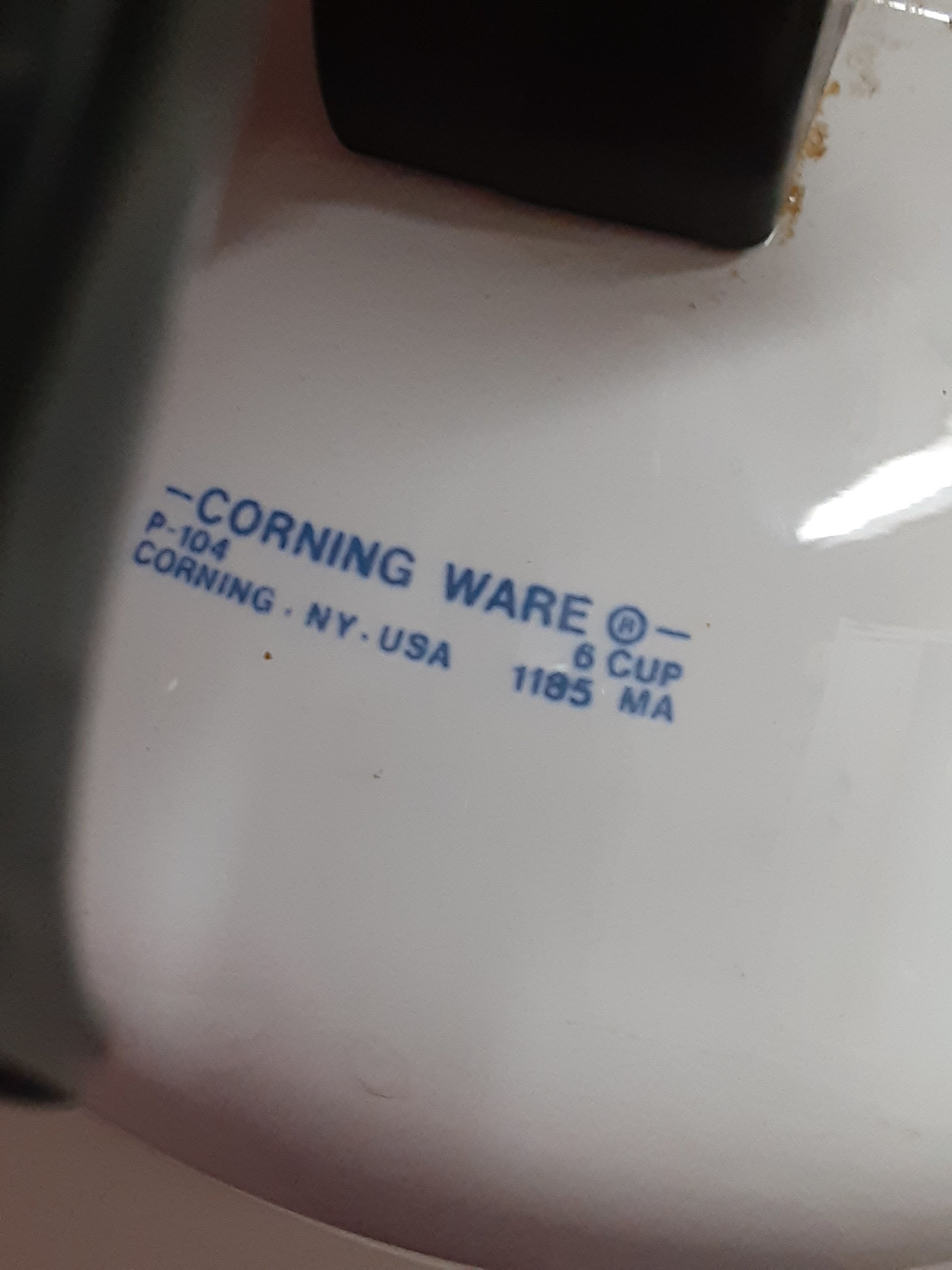 Vintage Corning Ware Cornflower 6 Cup Teapot/kitchen Decor/blue White ...