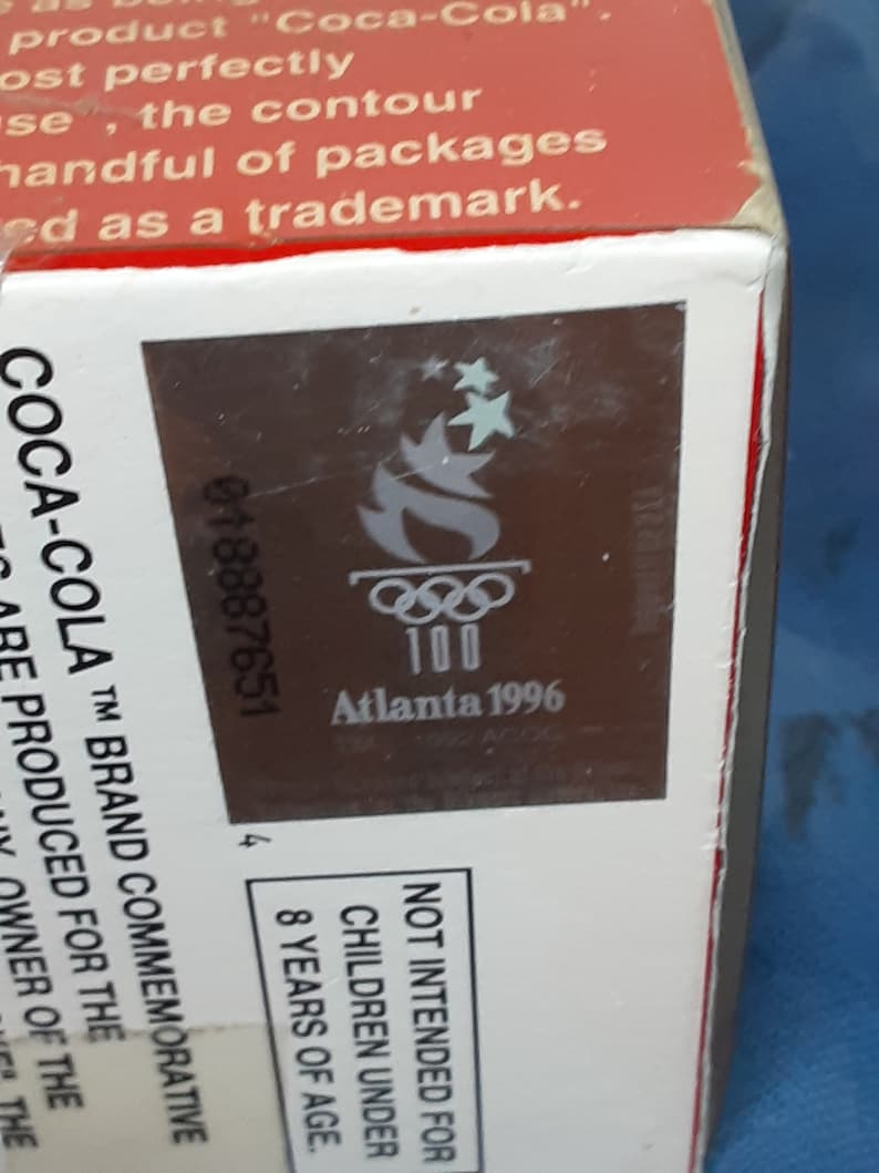 1996 Atlanta Coca Cola Bottle in Original Box - Etsy