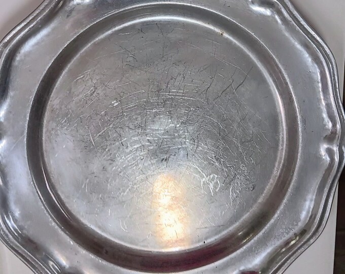 Wilson Armetale Queen Anne 10" Dinner Plates Set of 12/scalloped Dinner ...