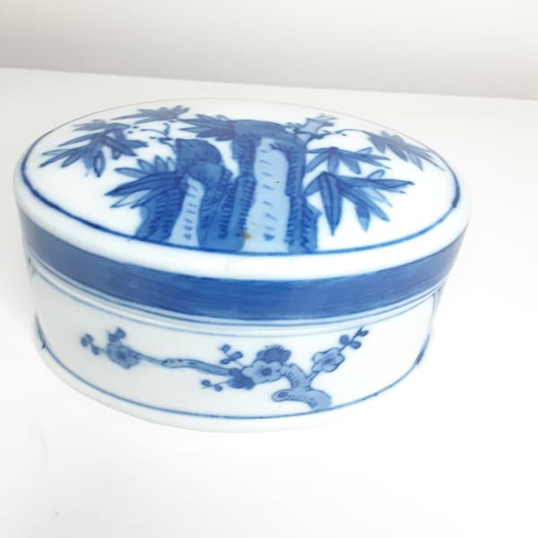 Blue White Box - Etsy