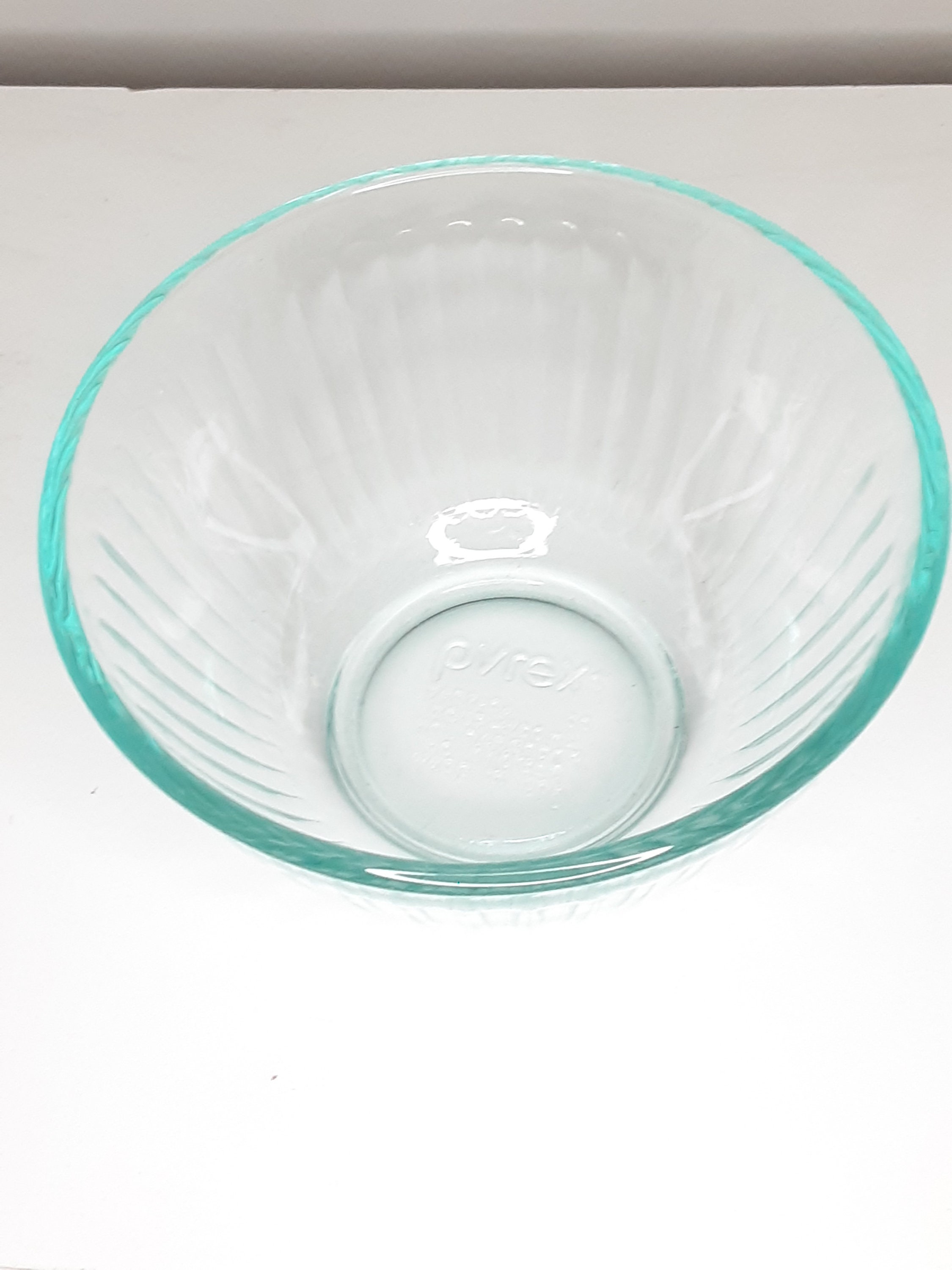 Pyrex Ribbed Blue Tint 3 Cup Bowl 7401/pyrex Glass Bowl/kitchenware - Etsy