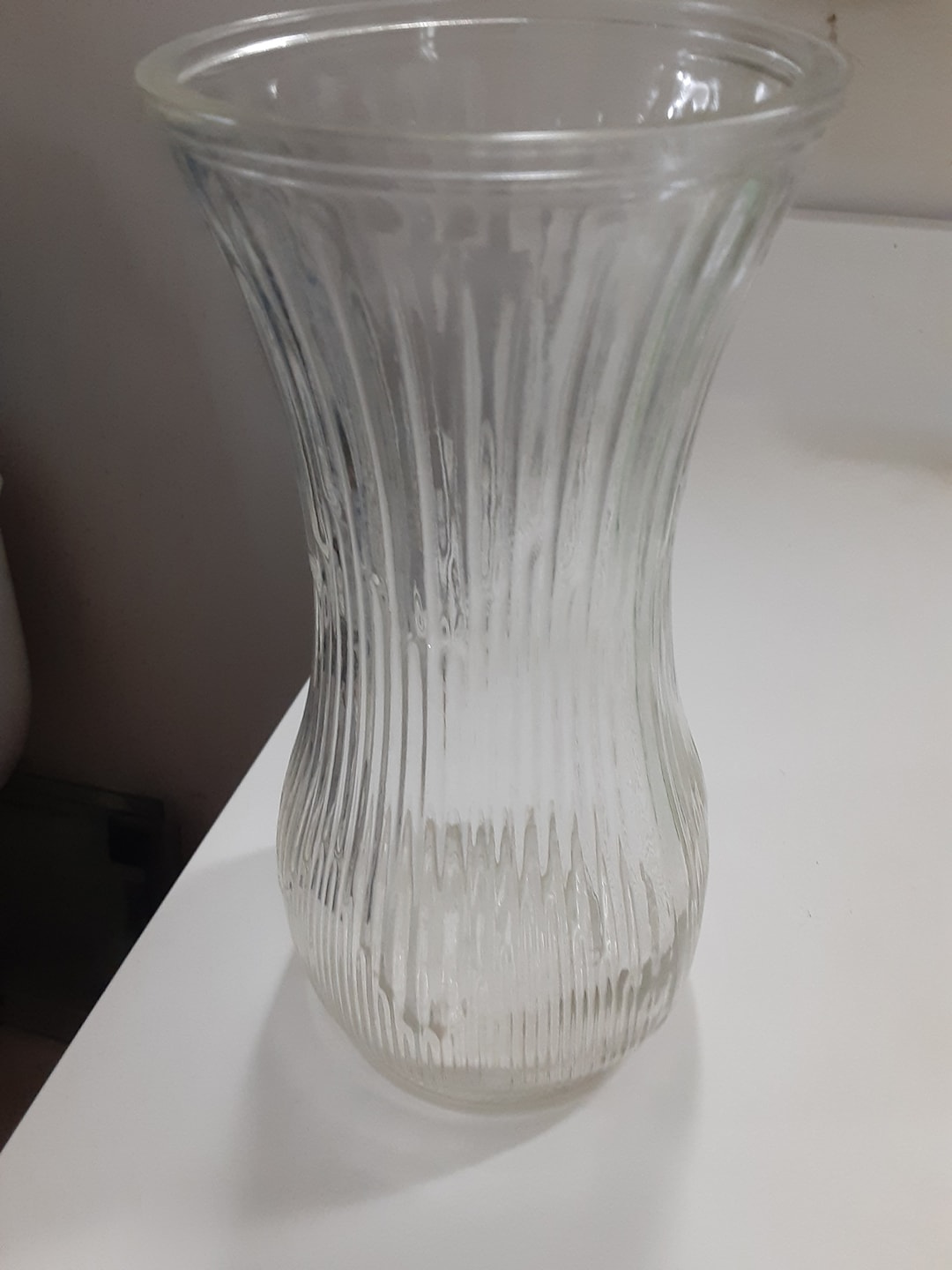 Hoosier Glass 10" Ribbed Vase/4087b Hoosier Vase/flower Vase - Etsy