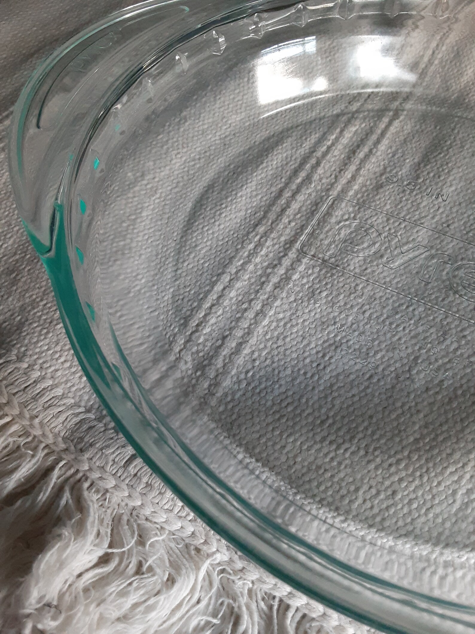 Pyrex #2229 Blue Tint 9.5" Pie Plate/blue Tint Pie/bakewareplate/pyrex ...