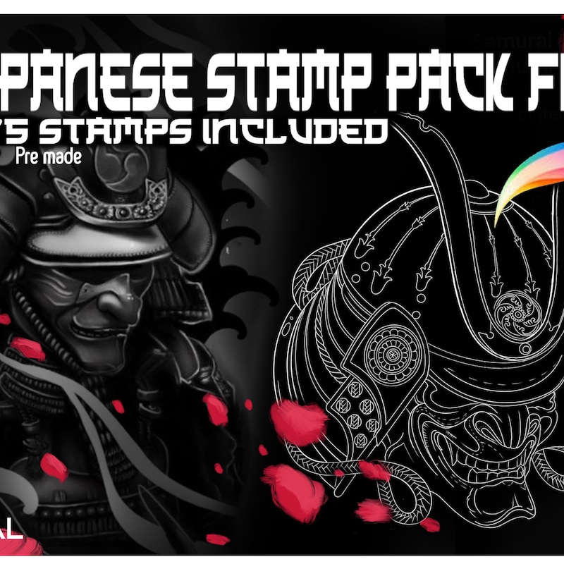 Japanese Geisha Stamps - Etsy