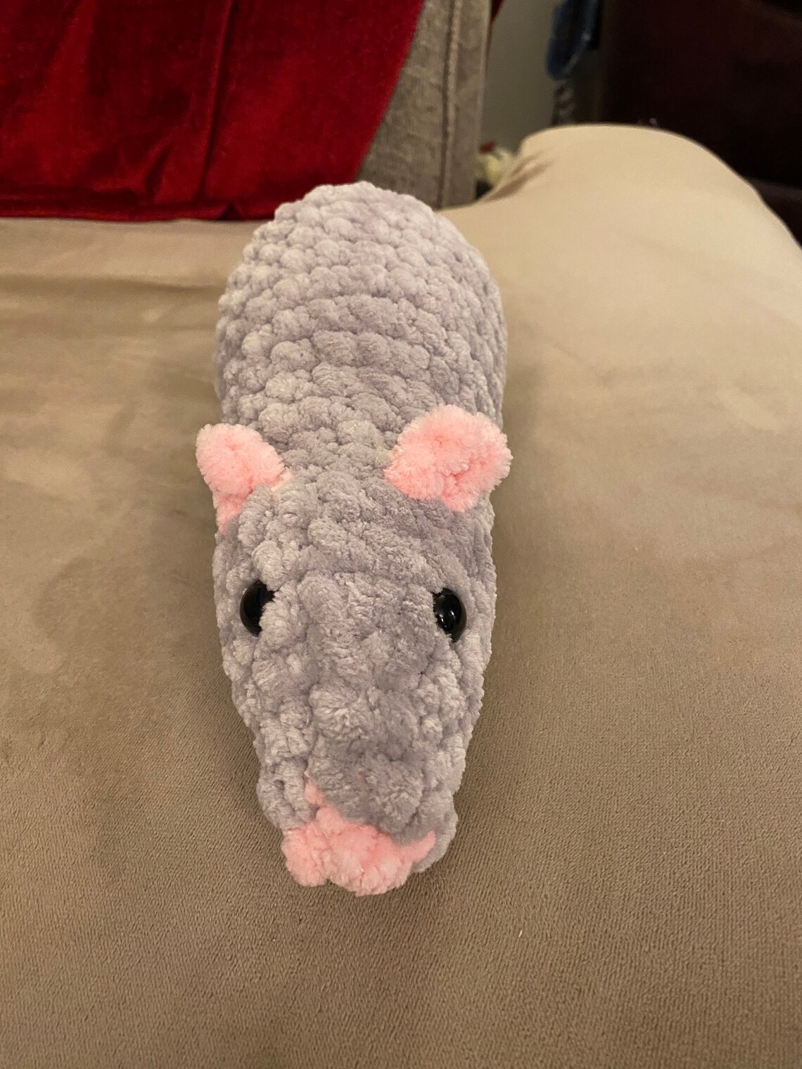 Big Crochet Rat Plushie, Big Amigurumi Rat - Etsy