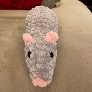 Big Crochet Rat Plushie, Big Amigurumi Rat - Etsy